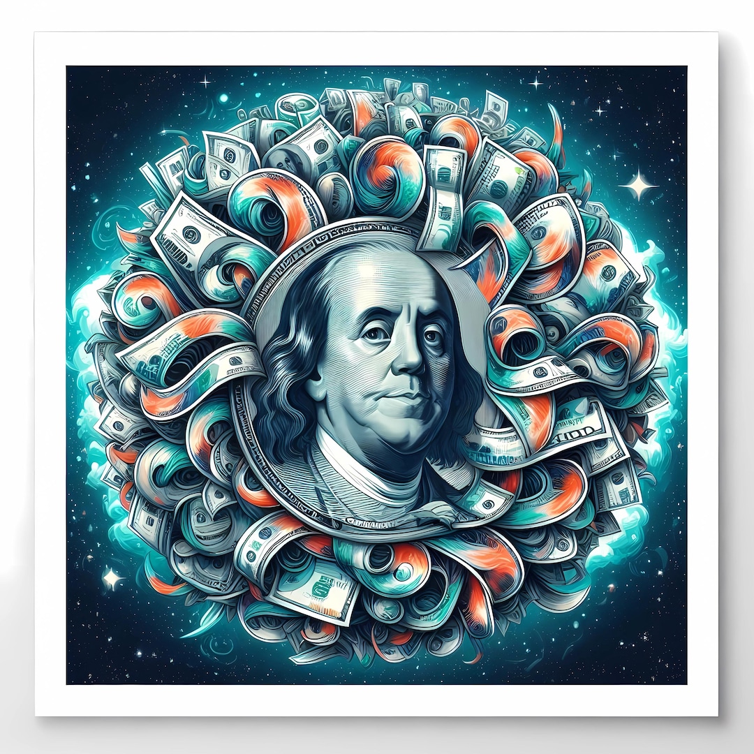 Banknotes Wall Art | Money Wall Hangings | America Wall Art | Currancy ...