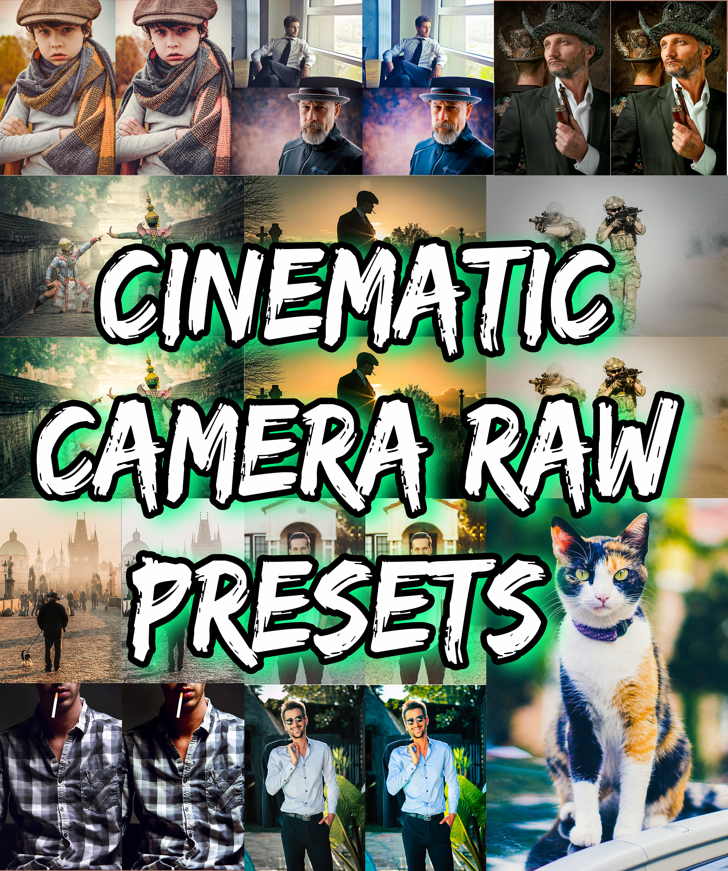 20 Presets/filters/wanted Cinematic Camera Raw - Etsy