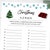 Christmas Word List. Holiday Game. Christmas Word List Party Game ...