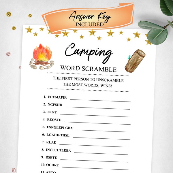 Word Scramble - Etsy