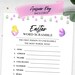 Easter Word Scramble. Home Party Game. Holiday Game. Pink Easter Game ...