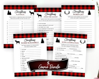 Christmas Digital Games - Etsy