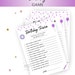 Birthday Trivia Purple Party Game. Youth, Adult, Teen, Tween Girl ...