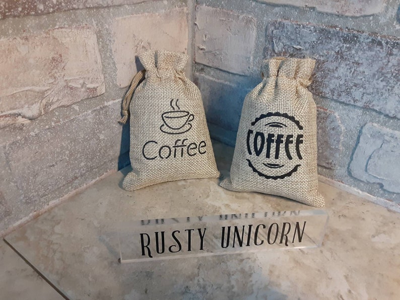 Empty Small Coffee Bags for Tier Tray/ Coffee Decor/ Coffee - Etsy
