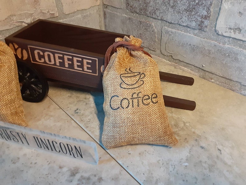 Empty Small Coffee Bags for Tier Tray/ Coffee Decor/ Coffee - Etsy