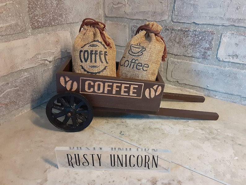 Empty Small Coffee Bags for Tier Tray/ Coffee Decor/ Coffee Bar Decor ...