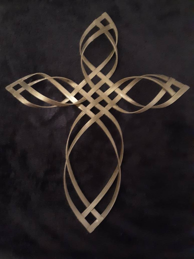 Hand Woven Reed Cross - Etsy