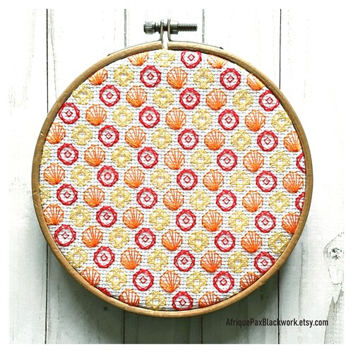 Geometric Triangle Embroidery Pattern Instant Download - Etsy