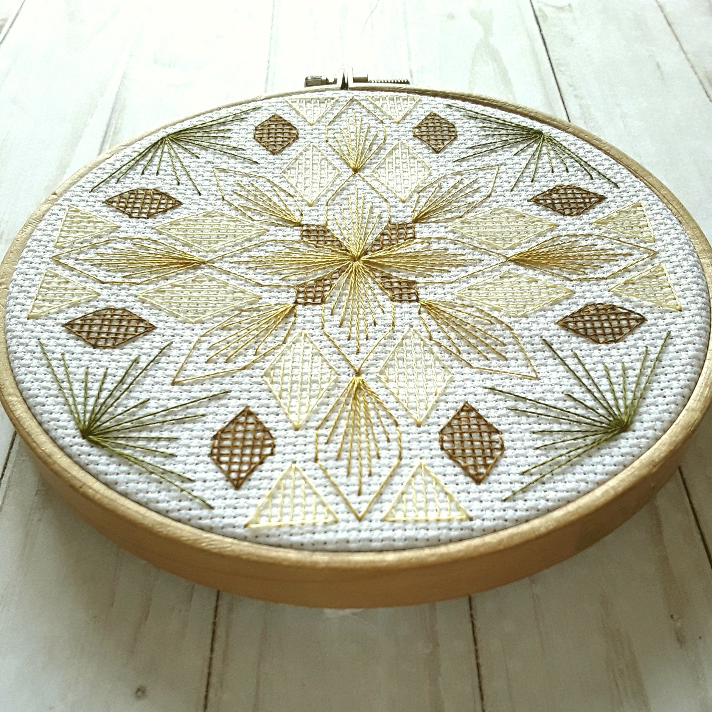 Native Pine Counted Embroidery Pattern Modern Embroidery | Etsy