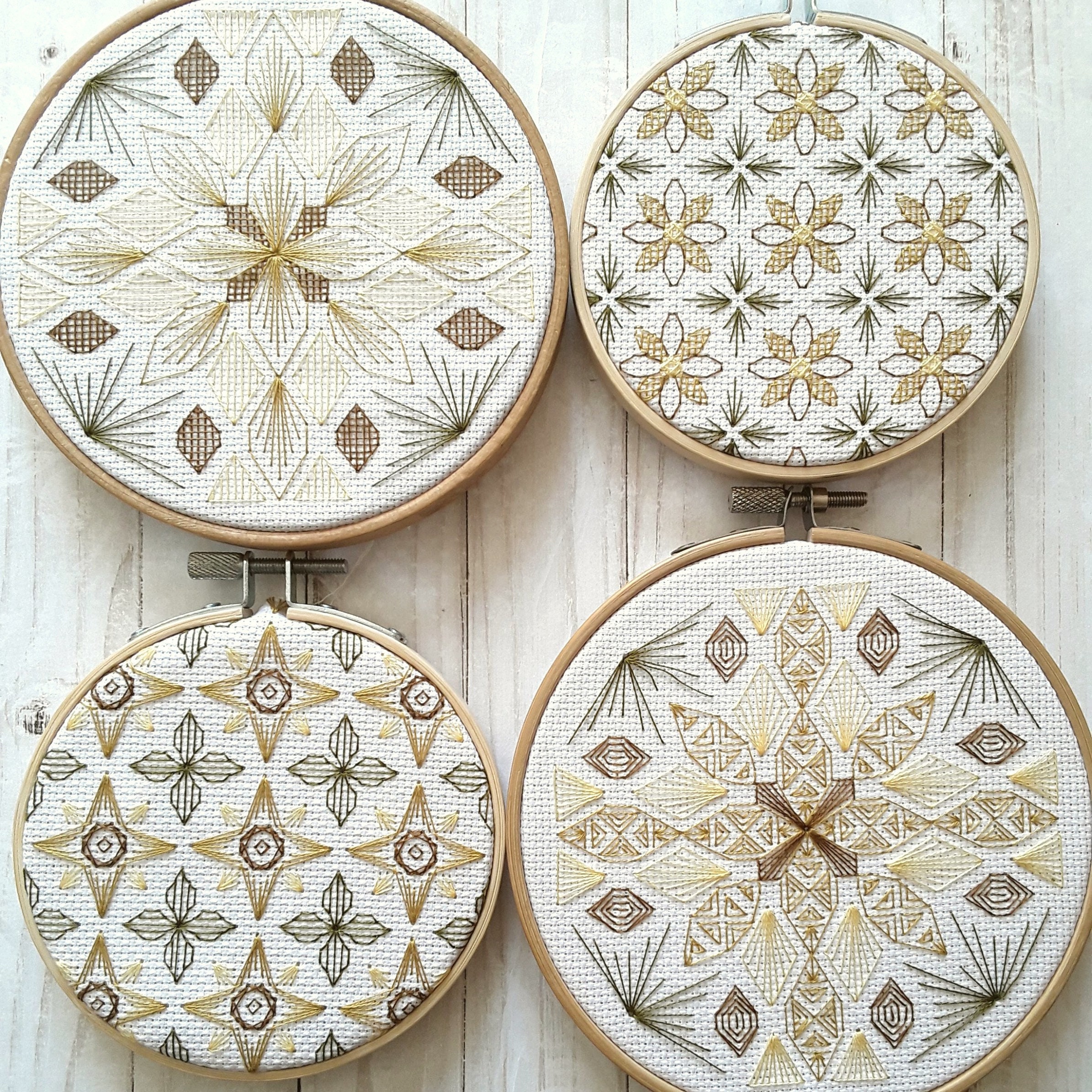 Native Pine Counted Embroidery Pattern Modern Embroidery | Etsy