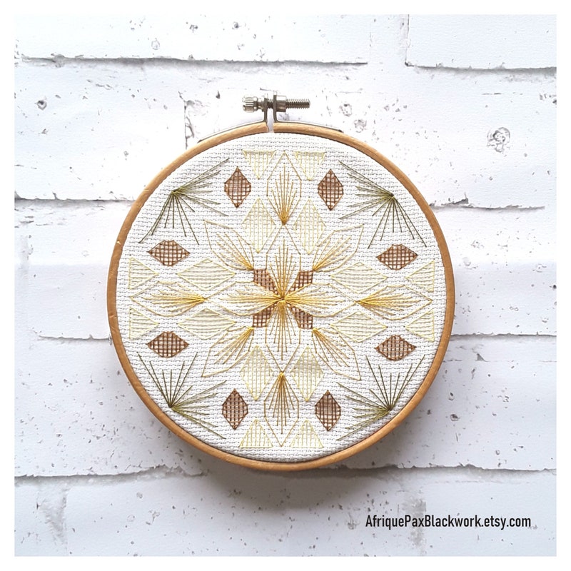 Geometric Embroidery - Etsy