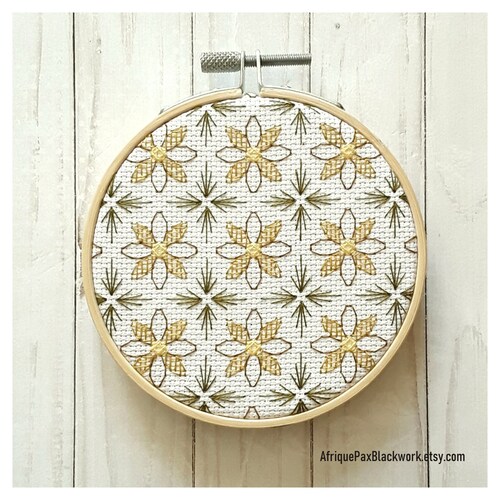 Geometric Triangle Embroidery Pattern Instant Download - Etsy