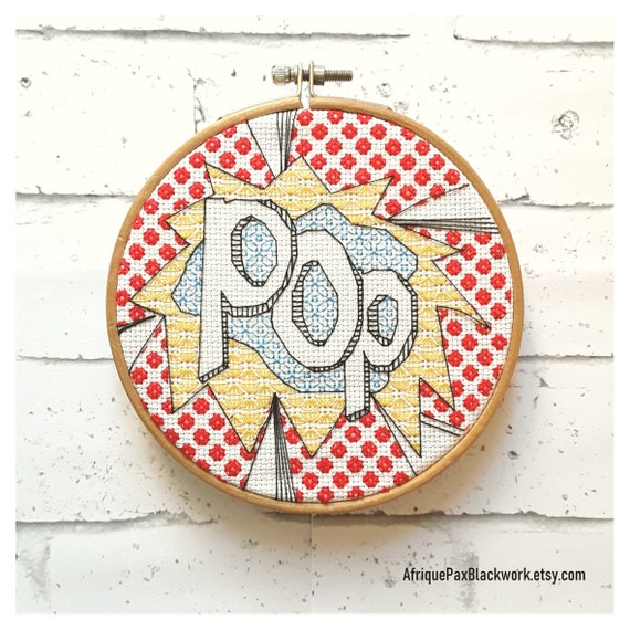 Pop Embroidery Pattern Instant Download Cartoon - Etsy Australia