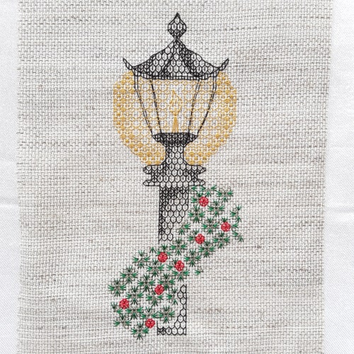 Christmas Blackwork Pattern PDF Blackwork Embroidery Chart - Etsy