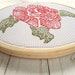Red Rose Blackwork Embroidery Pattern | Instant Digital Download | Red ...