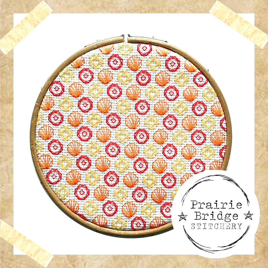 Geometric Counted Embroidery Pattern | Instant Download | African ...