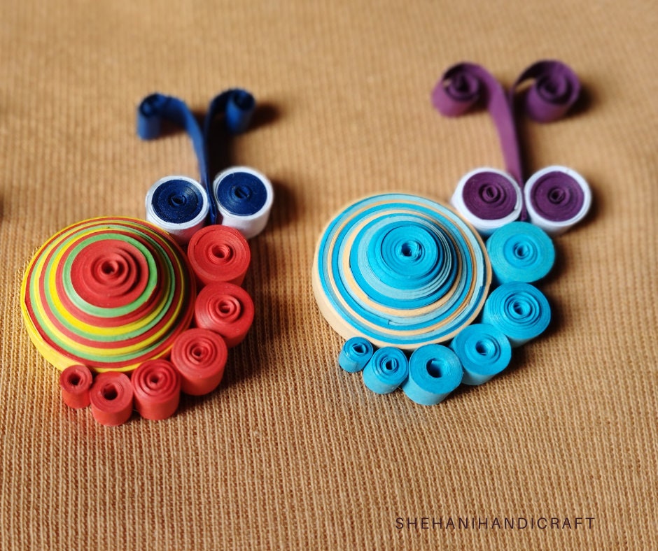 Quilling Gift Magnet Snail | Fridge Magnets | Home Decor | Paper ...