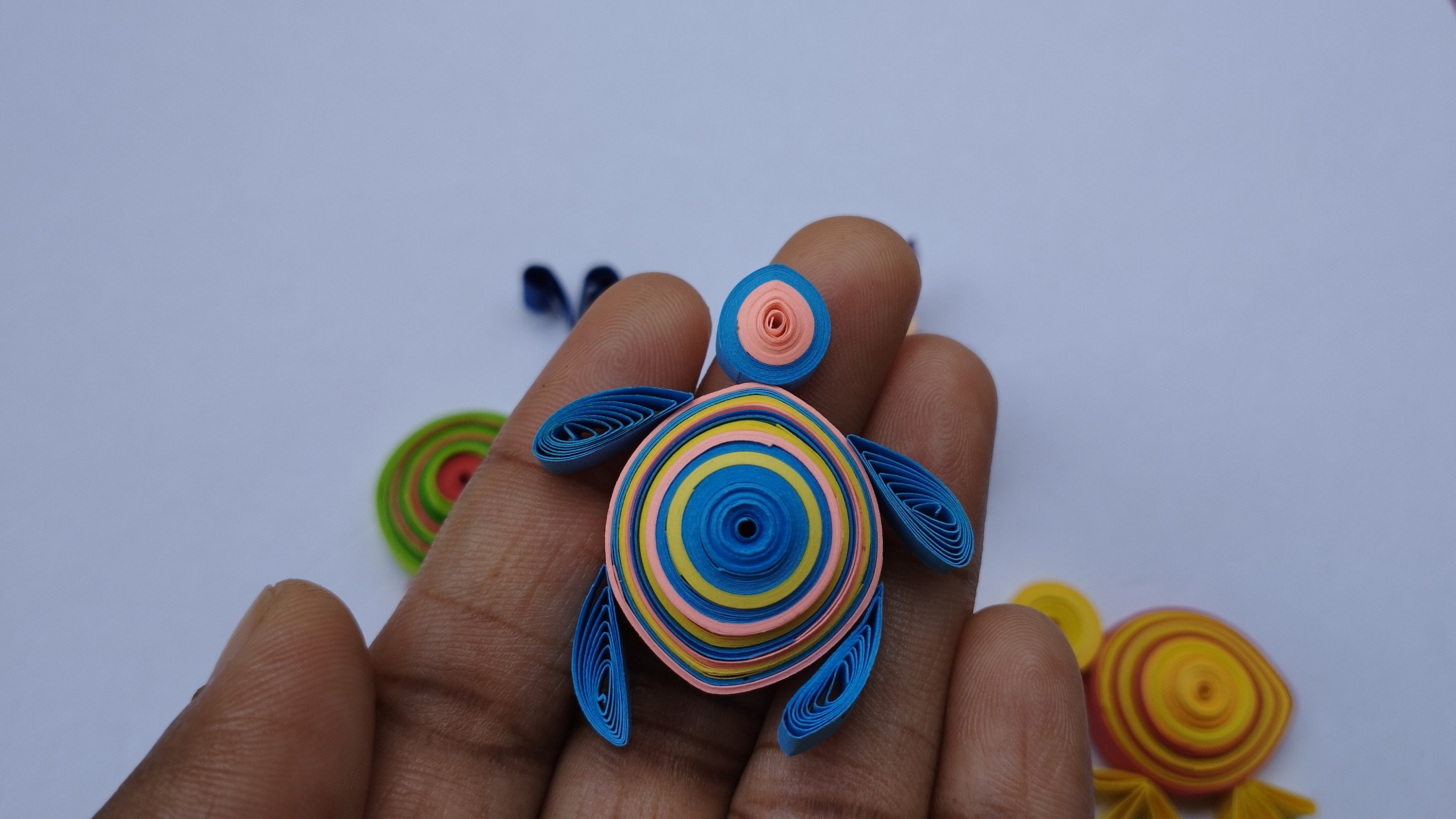 Quilled Turtle Paper Quilling Handmade Decorations, Party Decorations ...