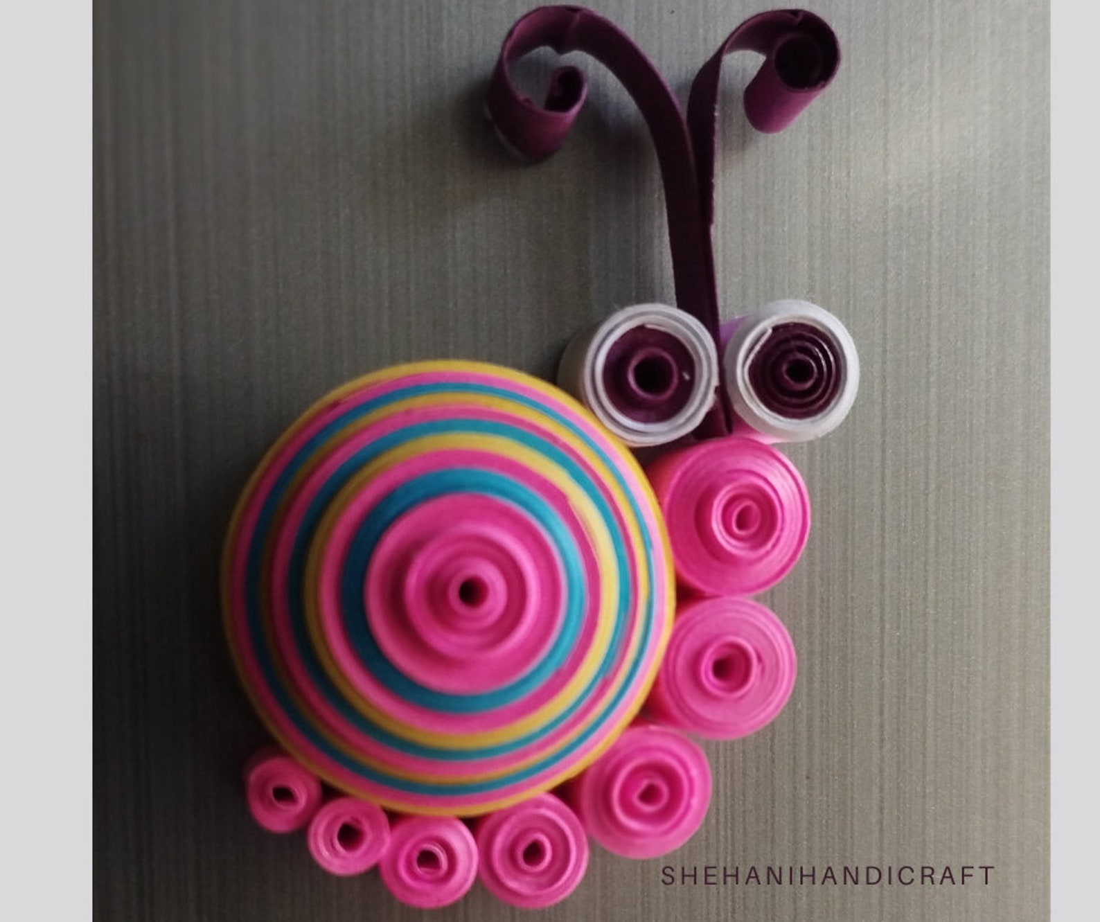 Quilling Gift Magnet Snail | Fridge Magnets | Home Decor | Paper ...