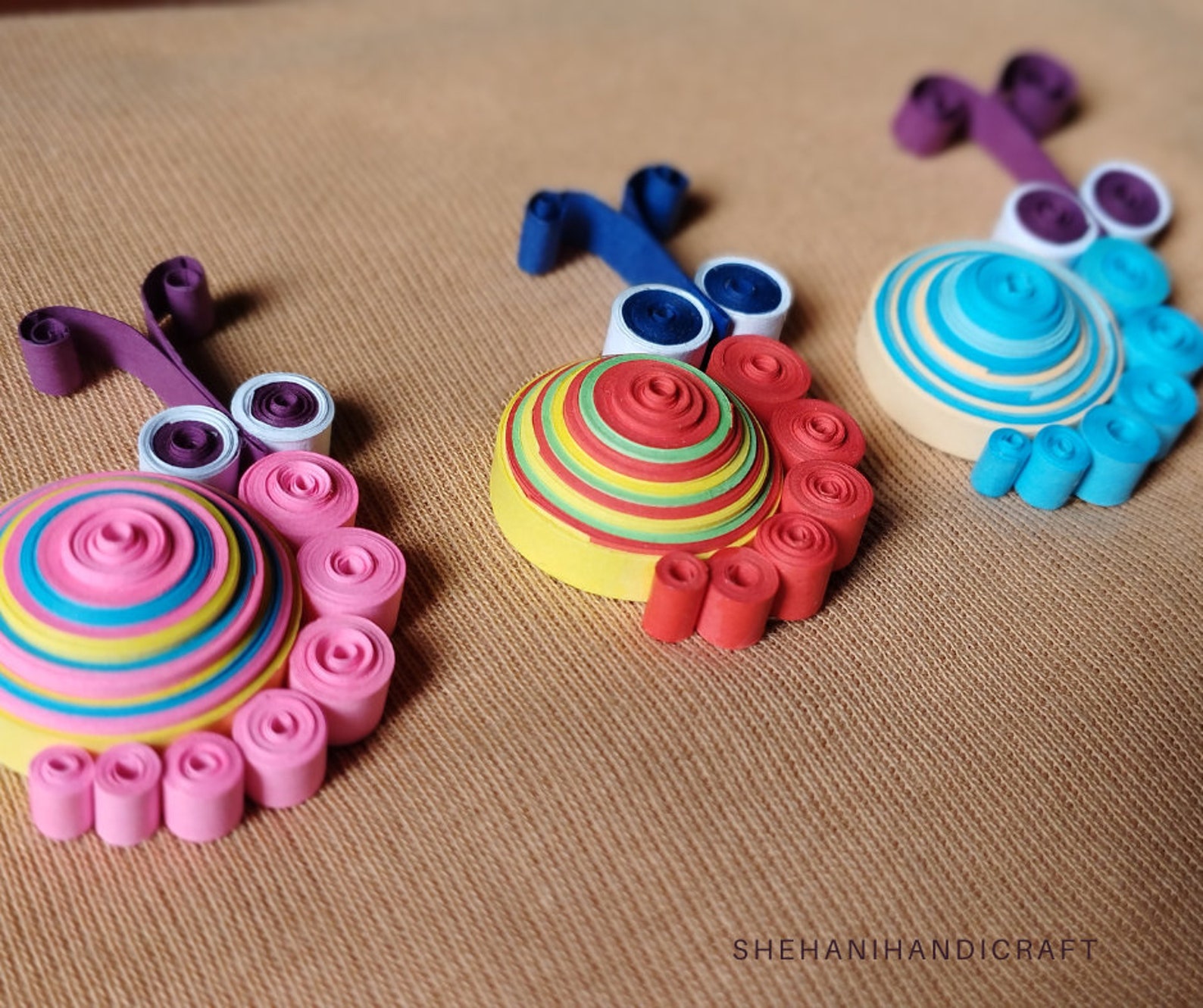 Quilling Gift Magnet Snail | Fridge Magnets | Home Decor | Paper ...