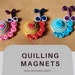 Quilling Gift Magnet Snail | Fridge Magnets | Home Decor | Paper ...