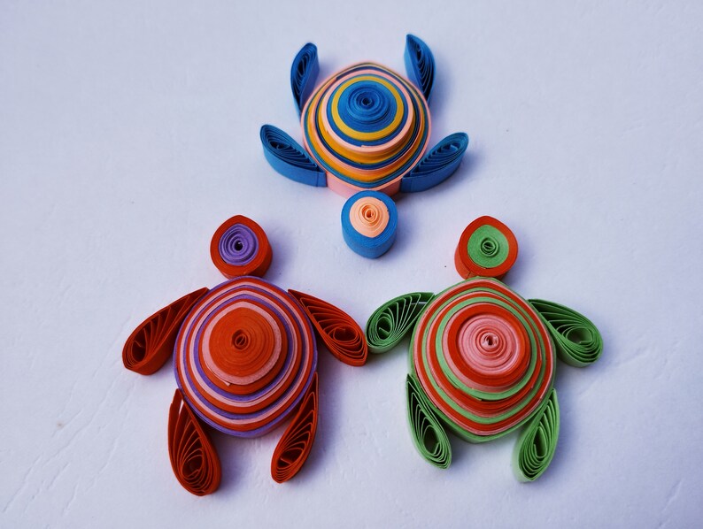 Quilled Turtle Paper Quilling Handmade Decorations, Party Decorations ...