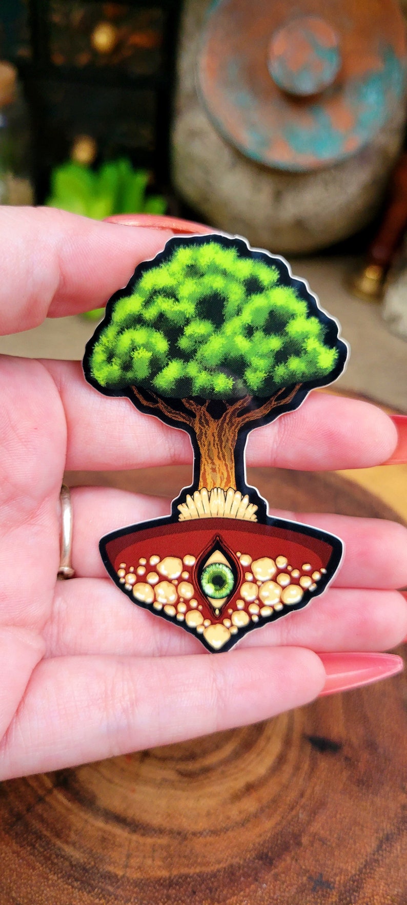 Tree of Mycelium Mushroom Information Network Vinyl Sticker - Etsy