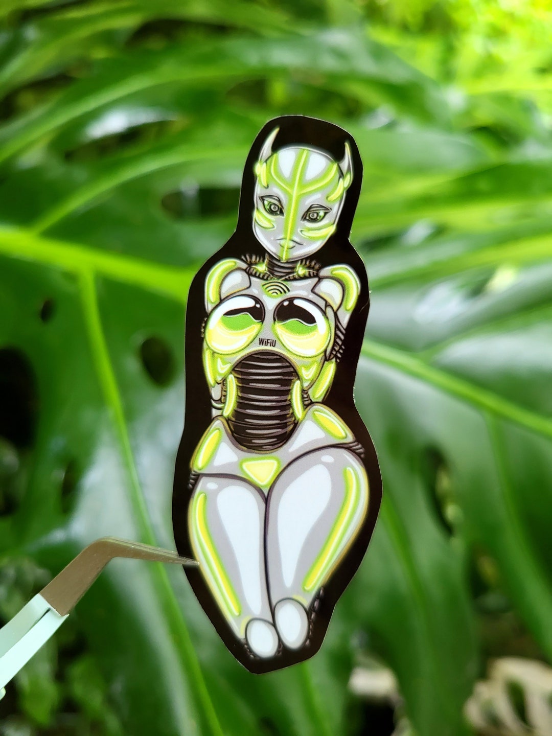 Android Waifu Wifiu Robotic Ai Wife Gloss Vinyl Sticker. - Etsy