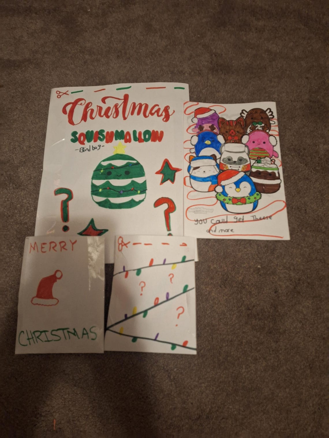 Christmas Squishmallow Paper Squishy Blindbag - Etsy