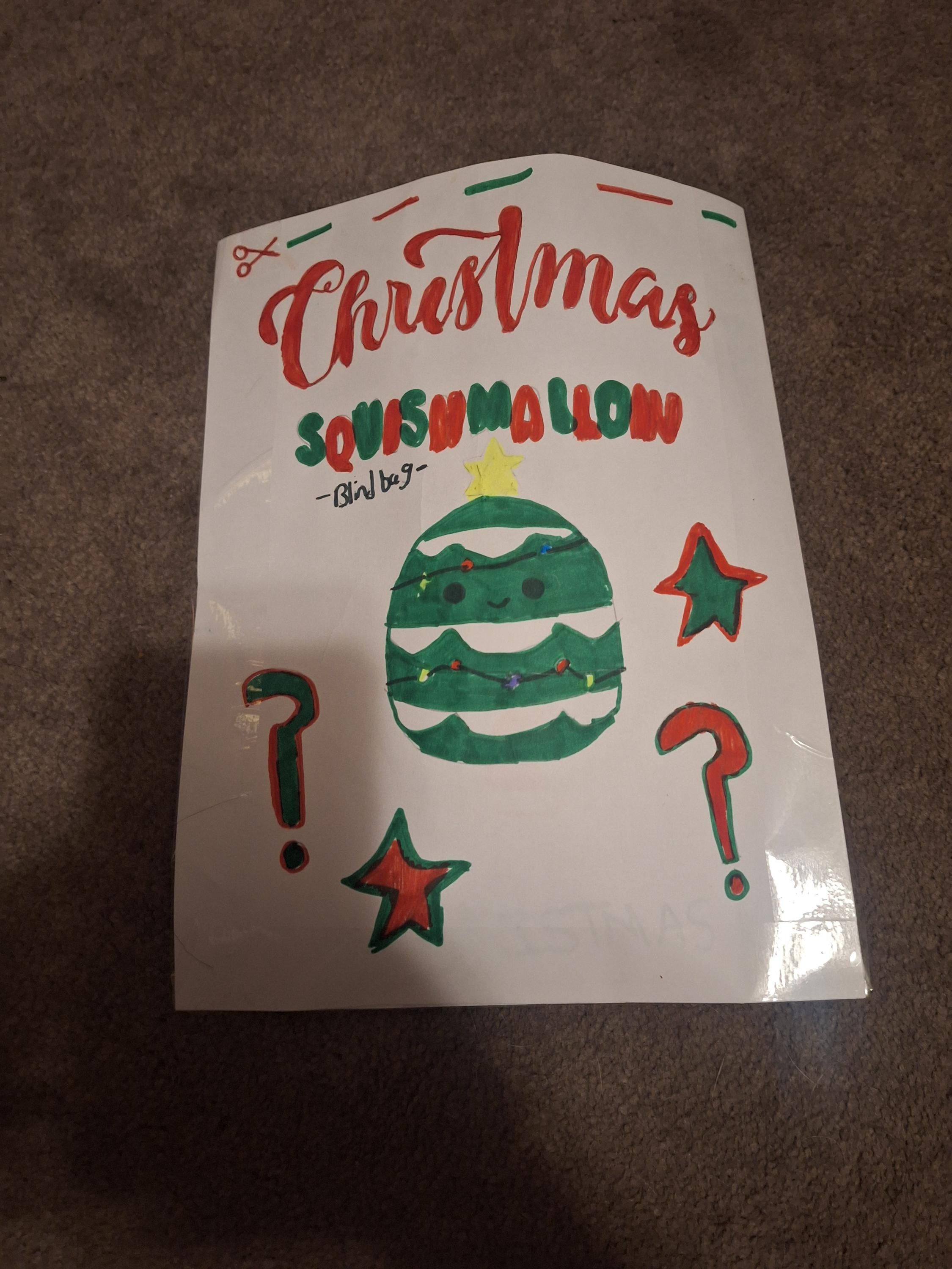 Christmas Squishmallow Paper Squishy Blindbag - Etsy