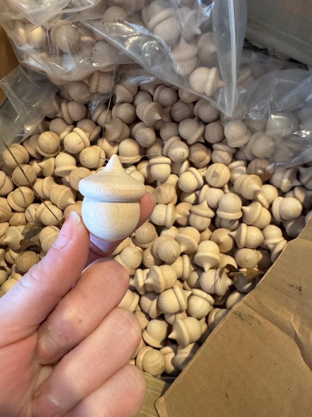 Wooden Acorns - 20 Pcs - Large Acorns 1-1/2" - Acorn Decor - Etsy