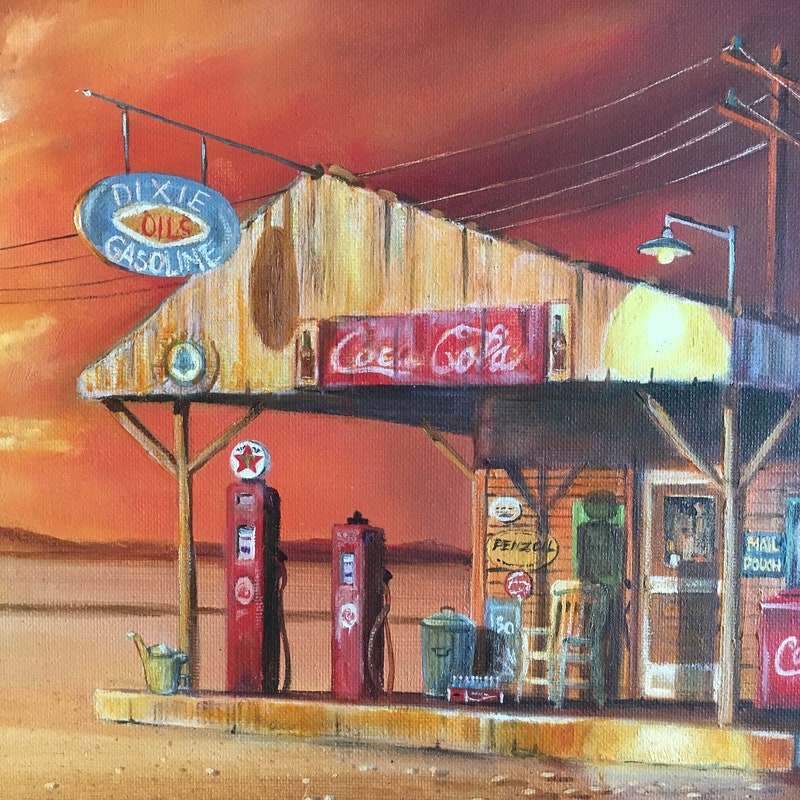 Vintage Gas Station Decor - Etsy