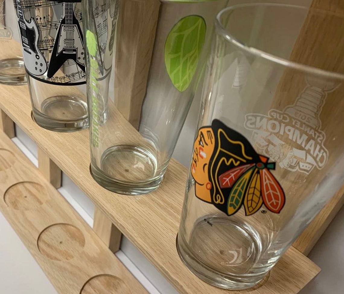 Pint Beer Glass(24) Display Unfinished DIY - Etsy