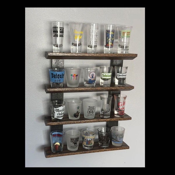 Shot Glass Display - Etsy
