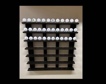 The Ultimate Golf Ball Display Unique Design. Holds 48 Balls. Stainless ...