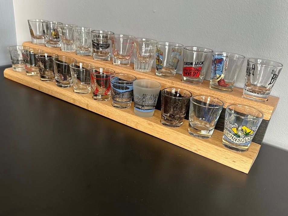 Shot Glass Cabinets With Doors