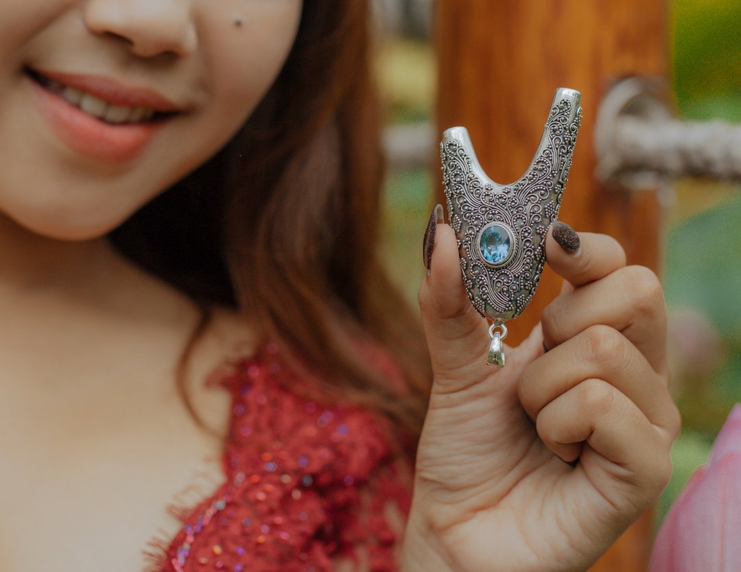 High Quality Premium Kuripe Pipe Dewata Full Silver Kuripe 41gr. Blue ...