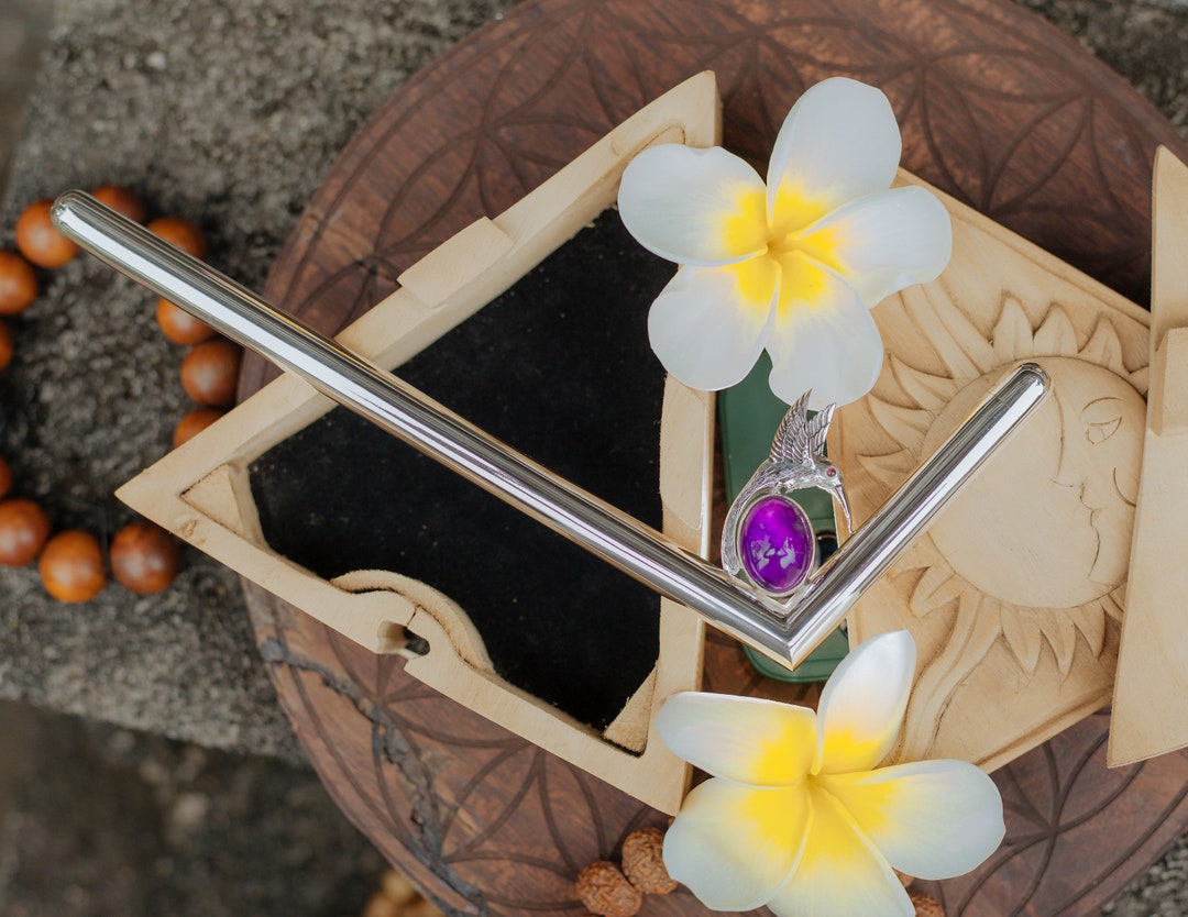 Tepi Hummingbird - Tamarind Wood Inside, Cover With Pure Silver ...