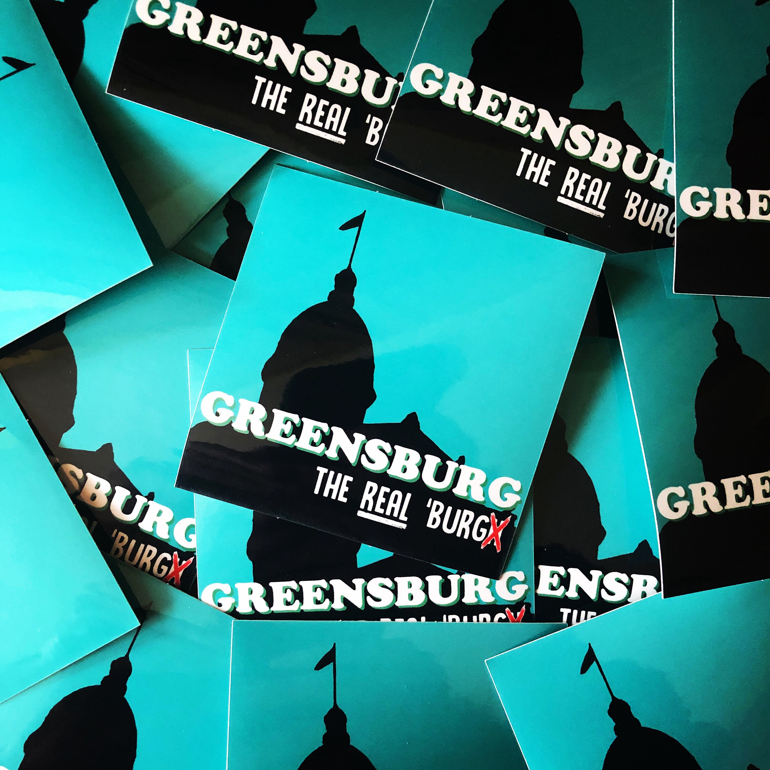 Greensburg Sticker 2 Pack pegatinas de vinilo Greensburg PA Pensilvania ...