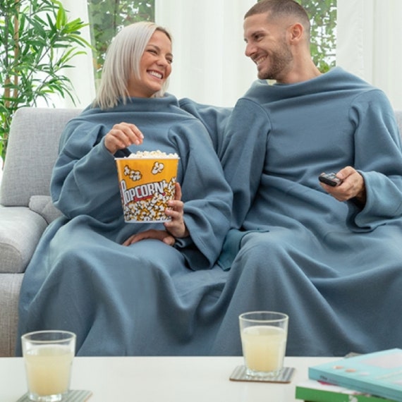 Siamese Slanket Blanket With Sleeves For Two! The Green Head | atelier ...