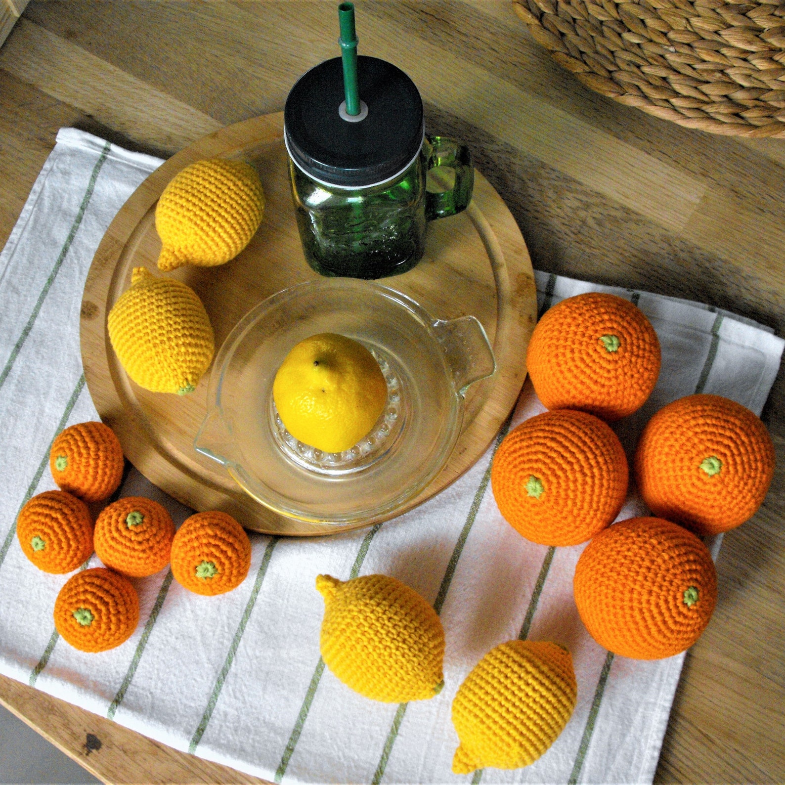 Cotton Tangerines Mandarin Crochet Stuffed Fruits Amigurumi - Etsy