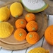 Cotton Tangerines, Mandarin, Crochet Stuffed Fruits Amigurumi, Play ...