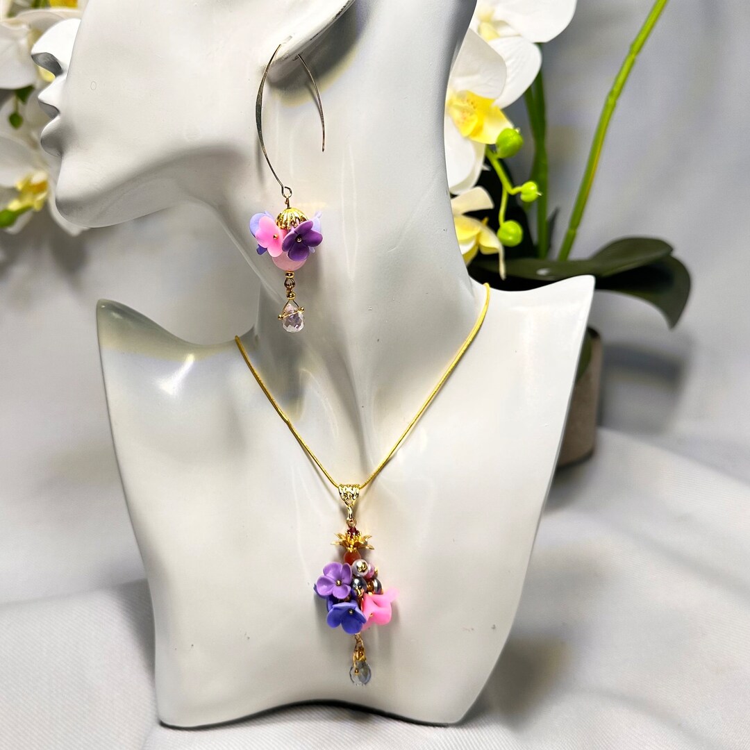 Elegant Handcrafted Bridal Jewelry Set - Timeless Beauty for Your ...
