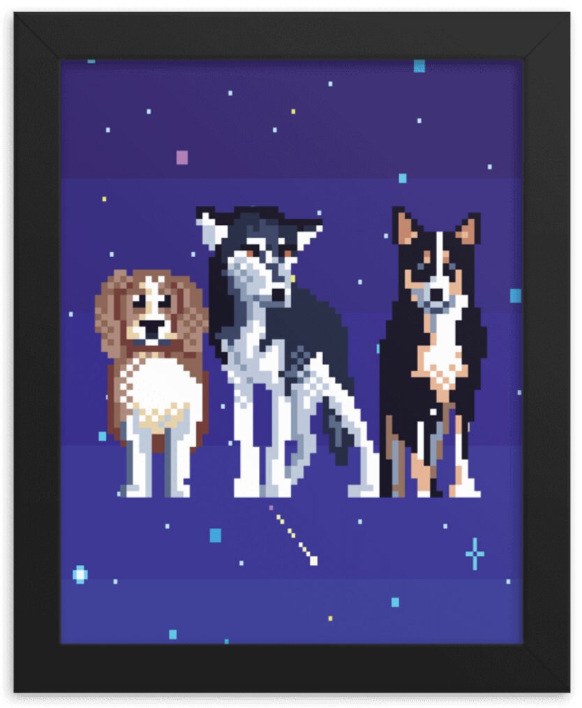 Custom Pet Portrait/ Custom Pixel Art/ Custom Gamer Gift/ - Etsy