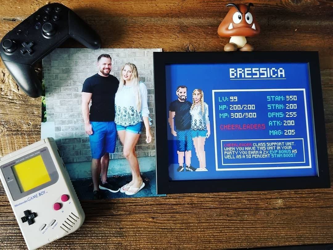 Custom Pixel Art/ Turn Yourself Into Game Art/ Custom Gamer Gift/ Gamer ...