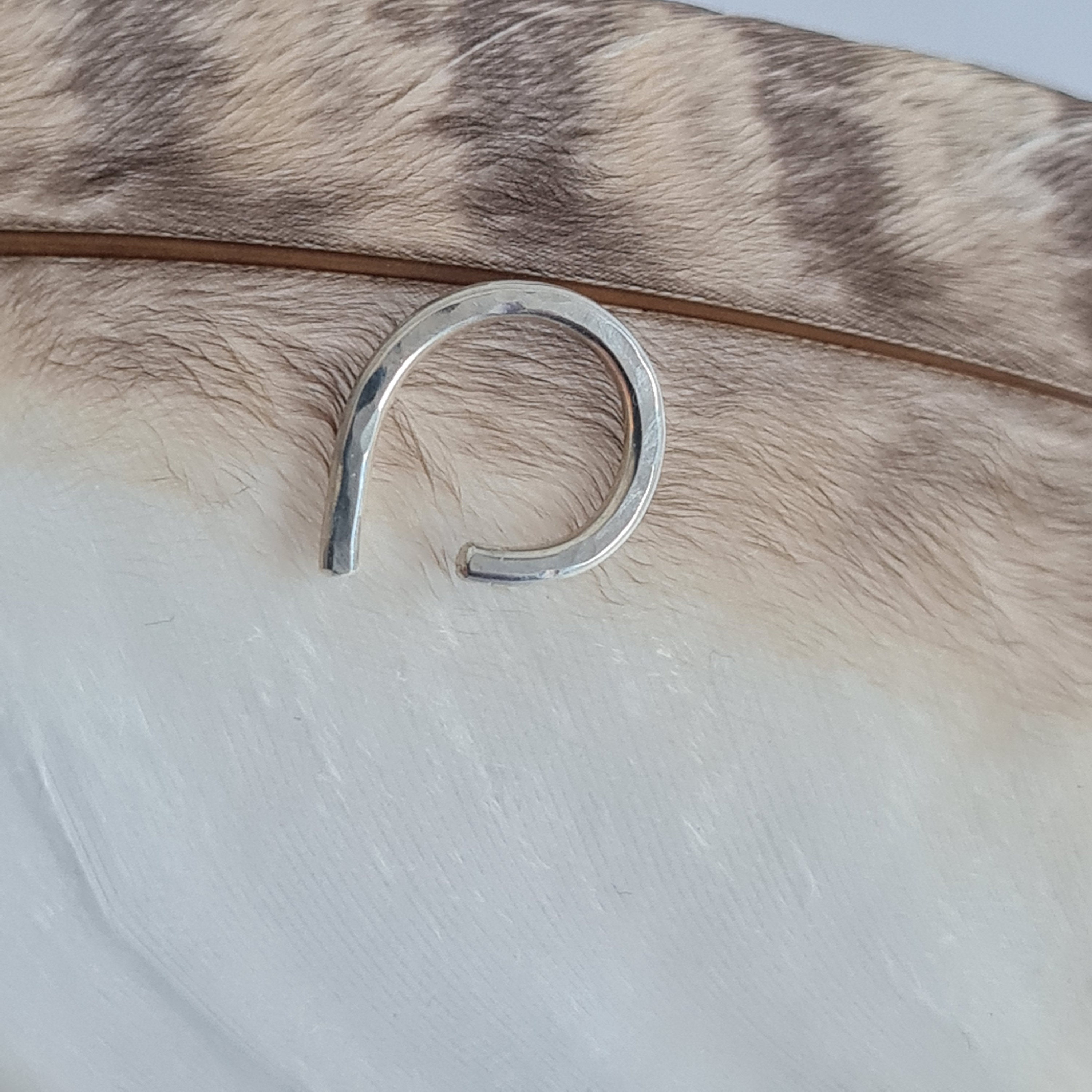Helix Ear Cuff • 1 Mm Wide • Ear Clamp for Upper Ear • Ear Cuff • Ear ...