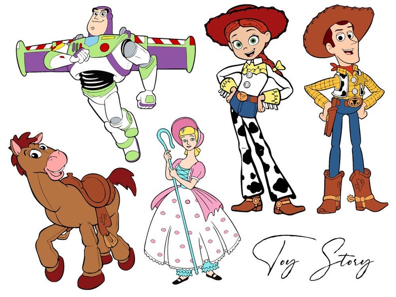 16 Toy Story SVG Vector Clipart cutflies Toy Story Clip art | Etsy