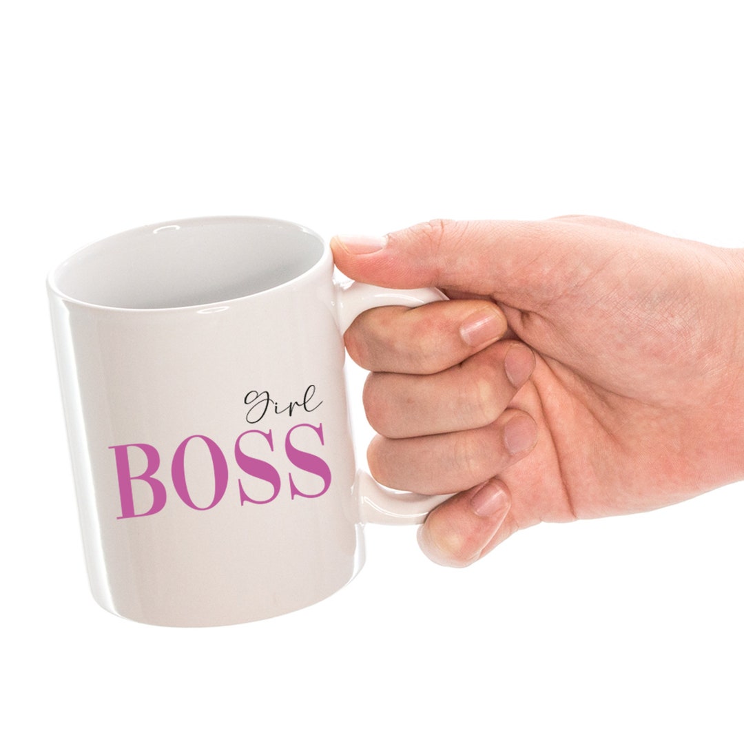 Personalised GIRL BOSS Mug, Girl Boss Mug, Personalized Birthday Gift ...