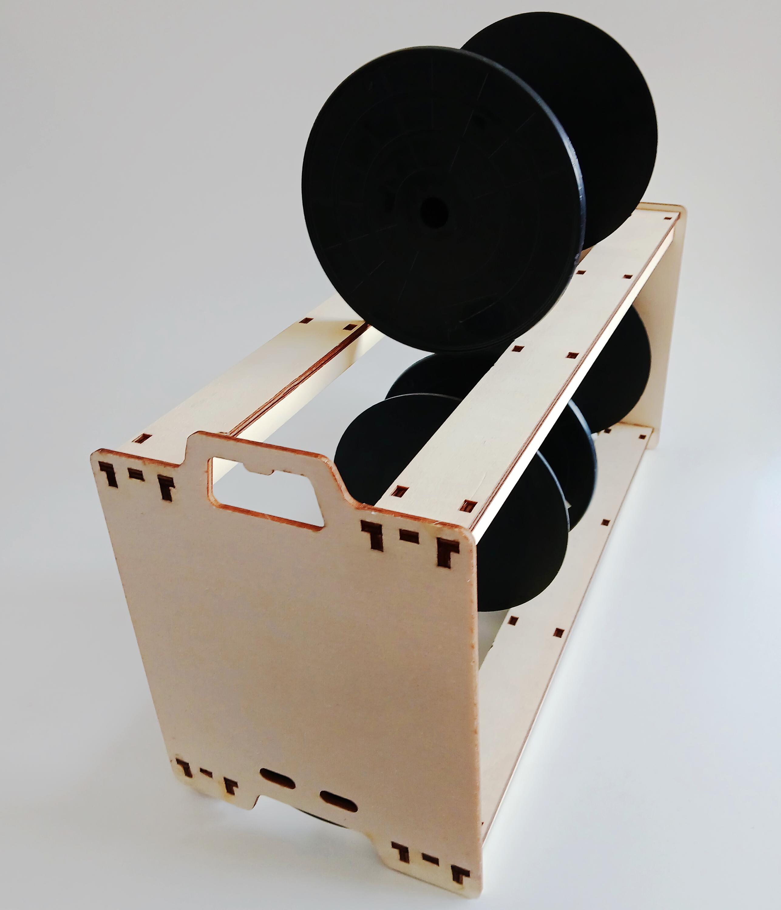Wire Spool Organizer. Laser Cut Vector in Svg, Dxf, Dwg, Pdf, Ai ...