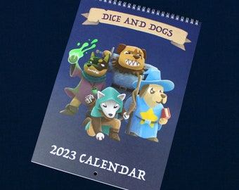 Dnd Wall Calendar - Etsy